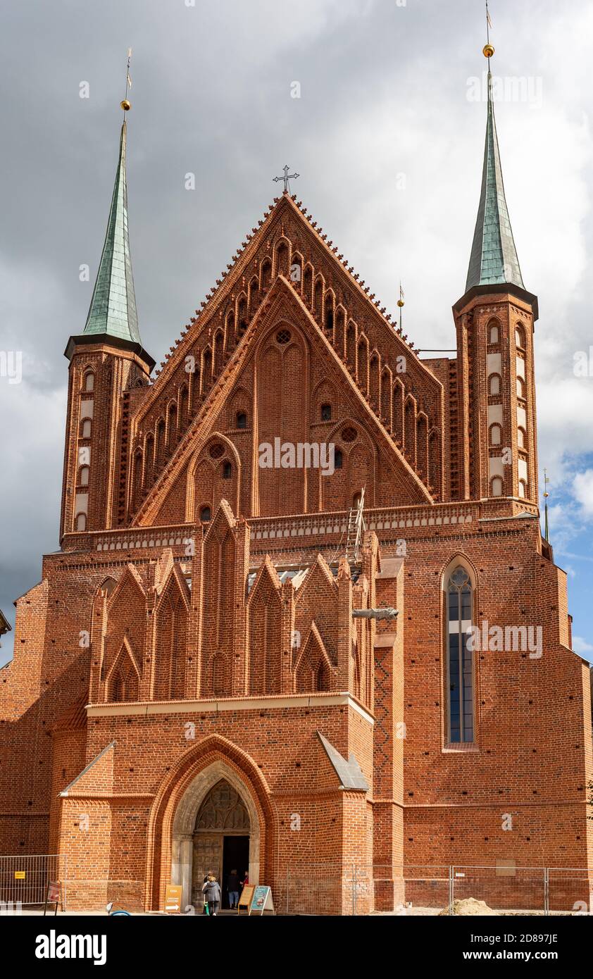Frombork, Poland - Sept, 7, 2020: View of Frombork Cathedral a place ...