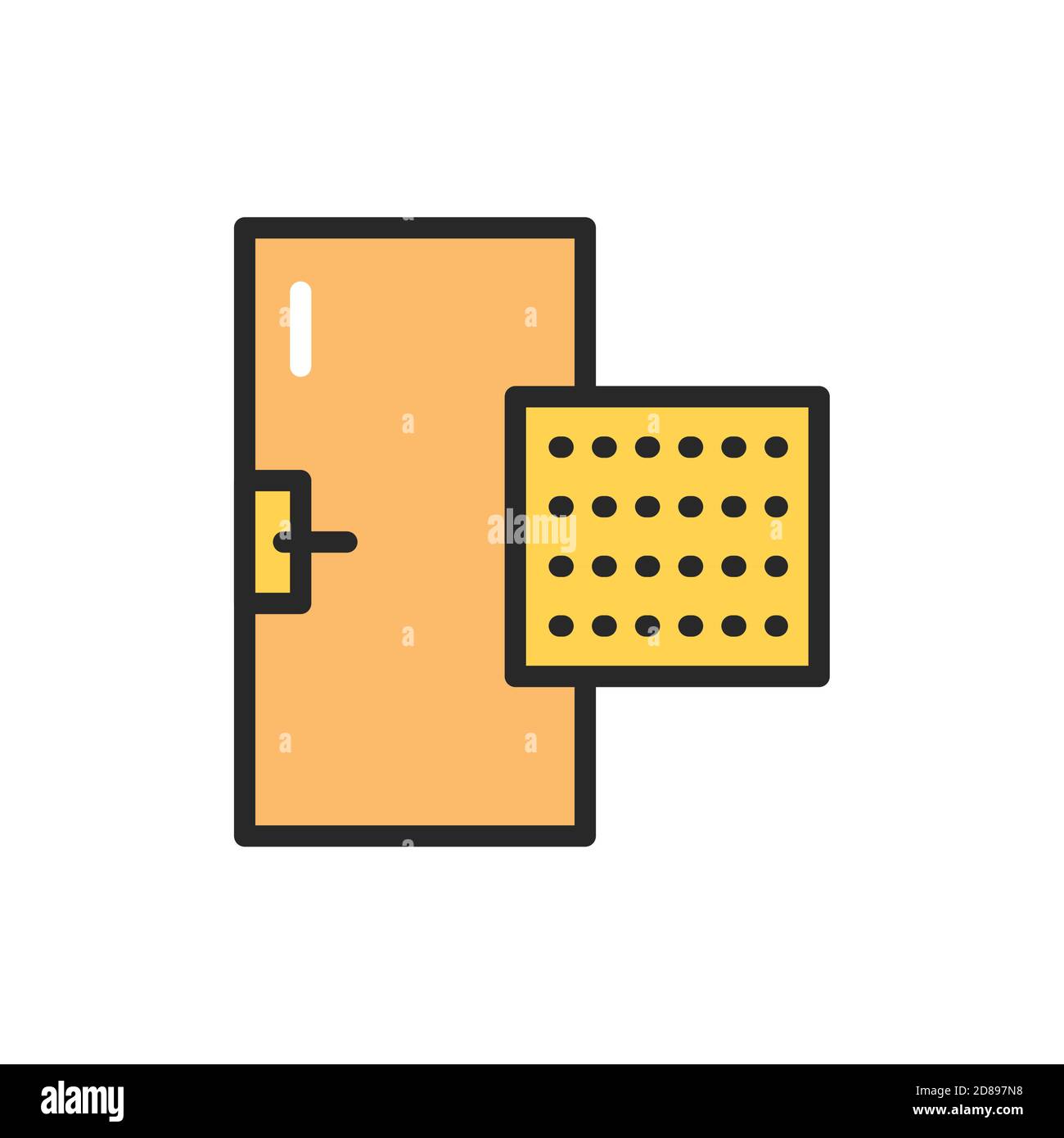 Pvc door hi-res stock photography and images - Alamy