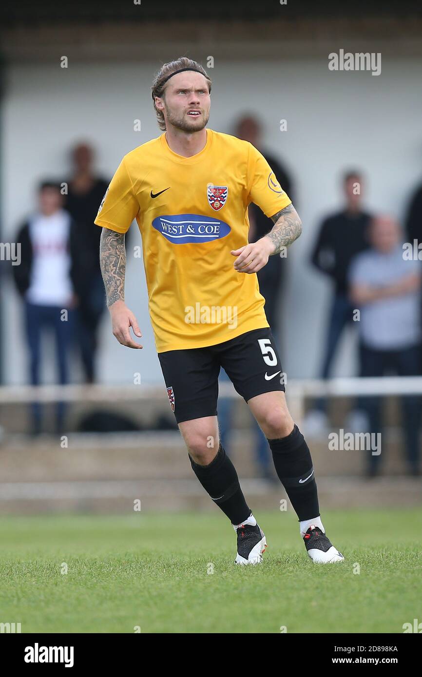 Elliott Johnson of Dagenham during Hornchurch vs Dagenham & Redbridge ...