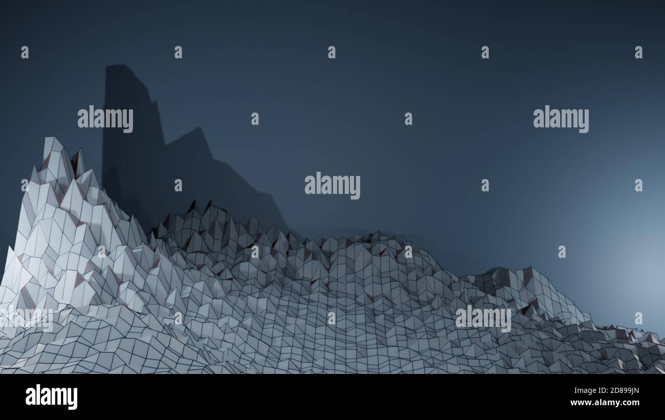 Data visualization abstract landscape image Stock Vector Image & Art ...