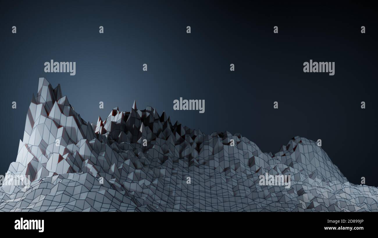 Data visualization abstract landscape image Stock Vector Image & Art ...