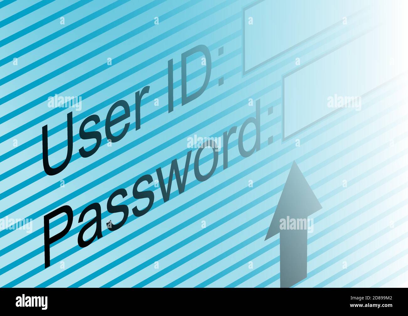 Closeup password box in internet Stock Vector Images - Alamy