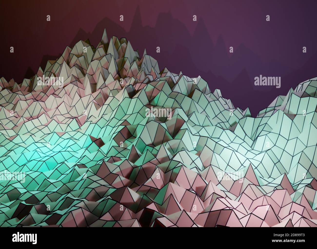 Data visualization abstract landscape image Stock Vector Image & Art ...