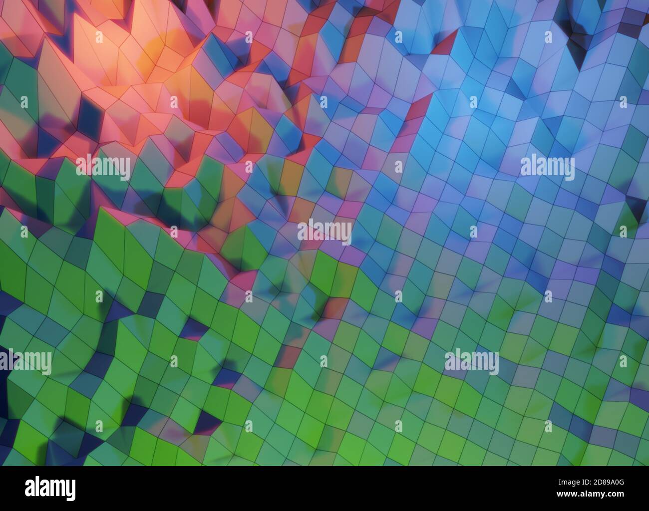 Data visualization abstract landscape image Stock Vector Image & Art ...