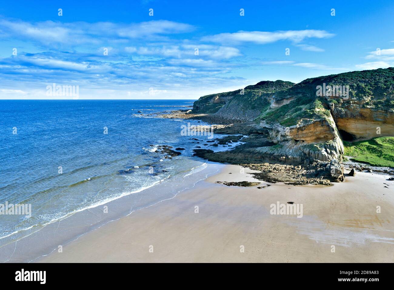 HOPEMAN BEACH ALONG THE MORAY COAST SCOTLAND ONE OF THE SMALL SANDY ...