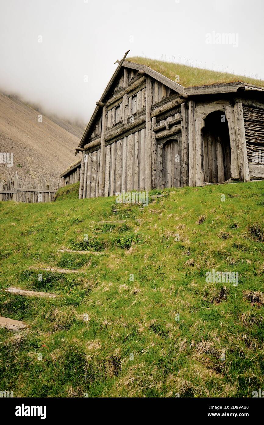 Viking longhouse in iceland hi-res stock photography and images - Alamy