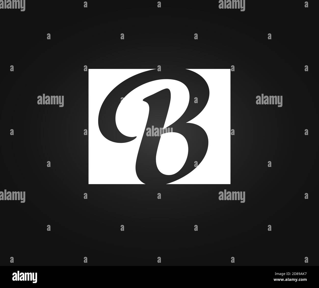 Letter B vector logo design Stock Vector Image & Art - Alamy
