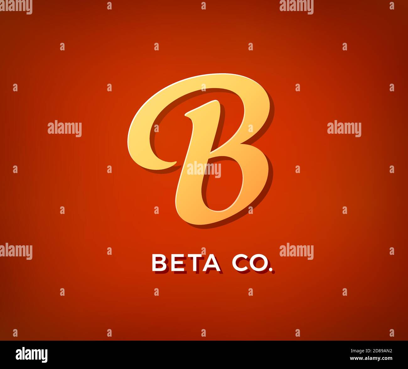 B logo letter hi-res stock photography and images - Alamy