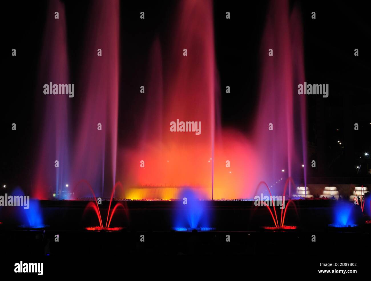 Montjuic light show hi-res stock photography and images - Alamy