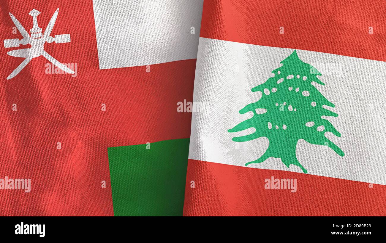 Oman lebanon flag hi-res stock photography and images - Alamy