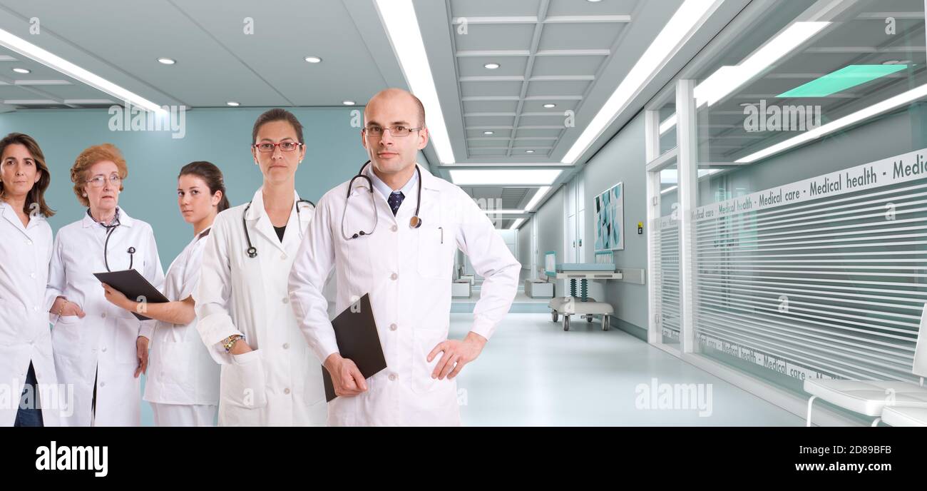 Team of healthcare professionals at the hospital Stock Photo - Alamy
