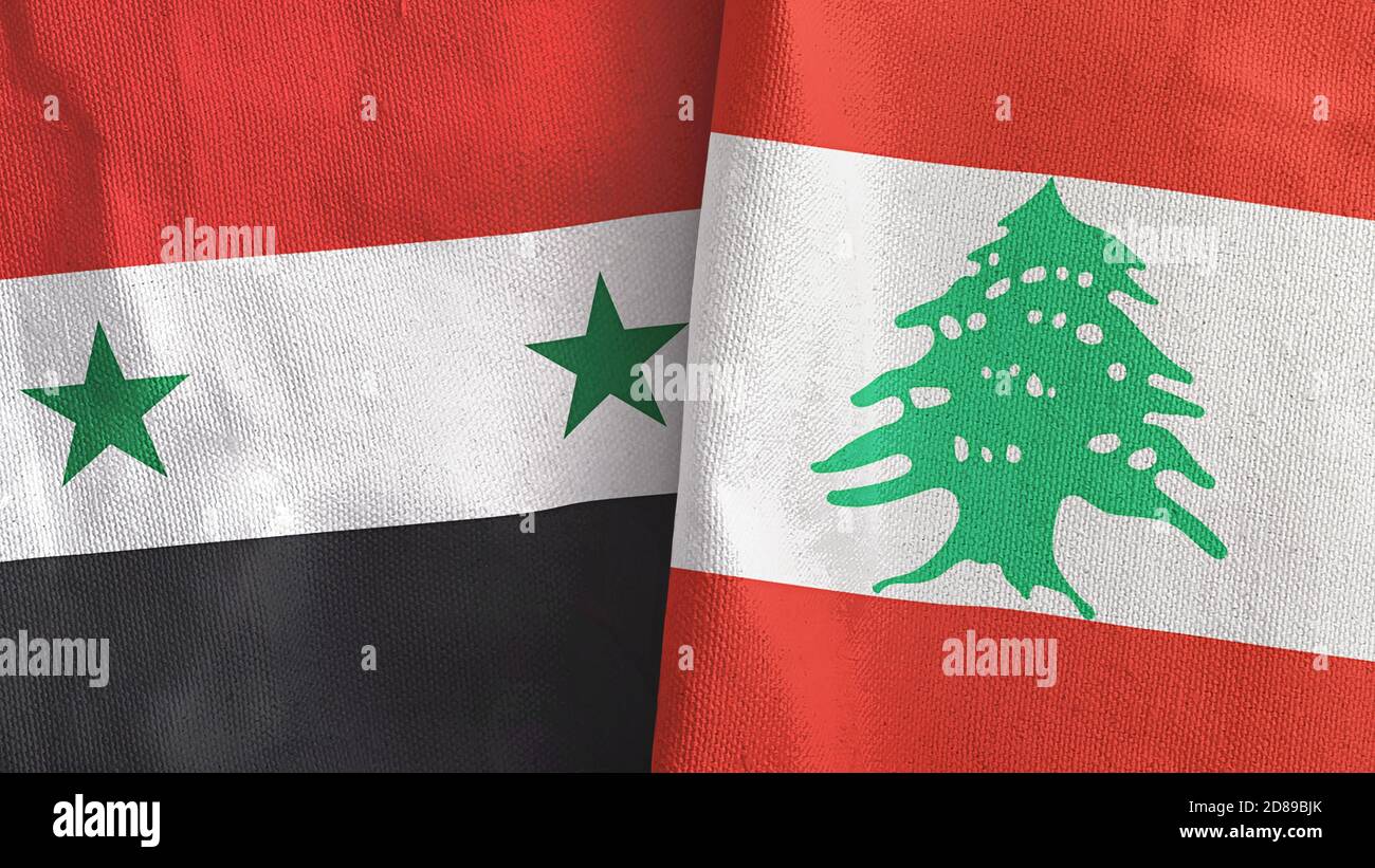 Lebanon syria flag hi-res stock photography and images - Alamy