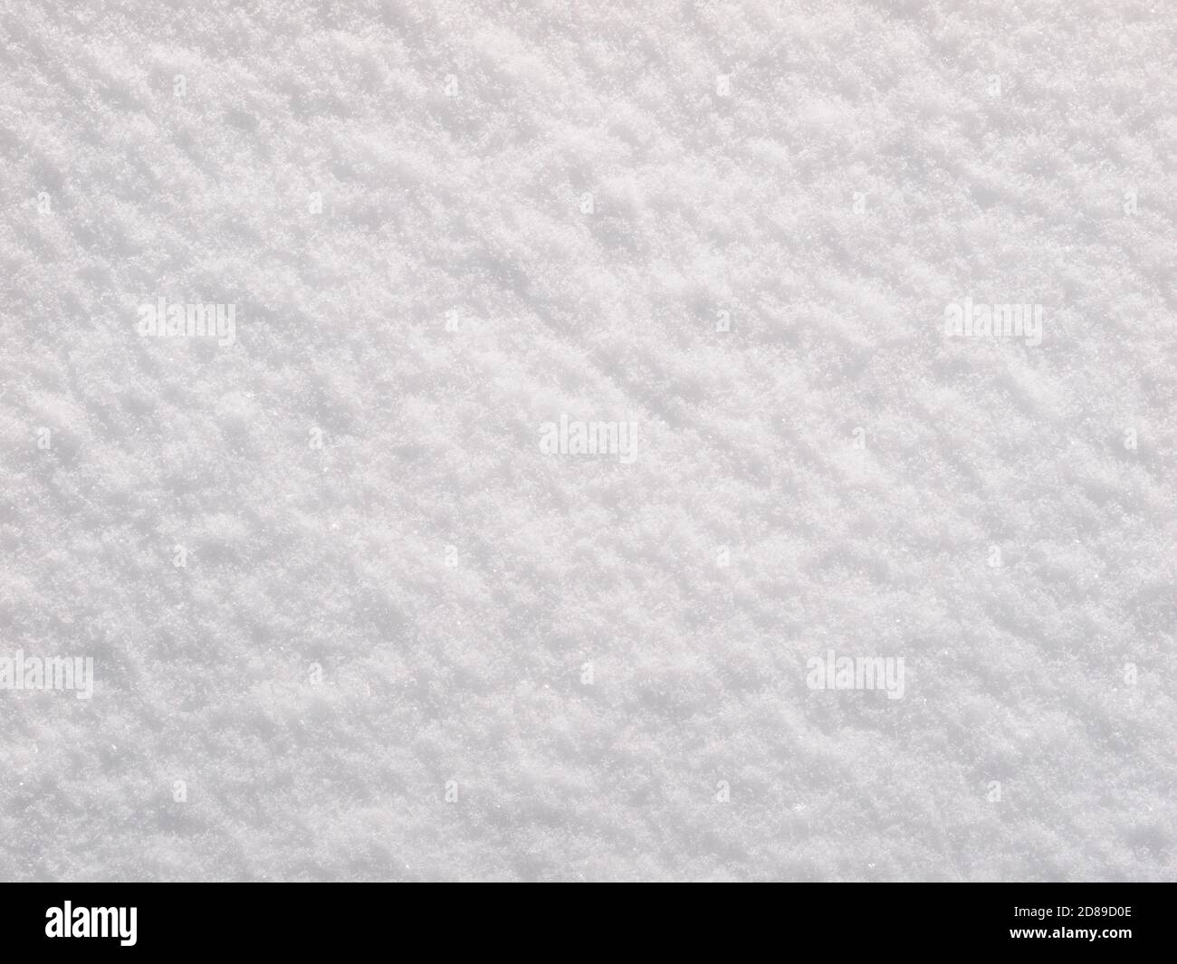 Snow background, newly-fallen snow surface texture closeup at winter ...