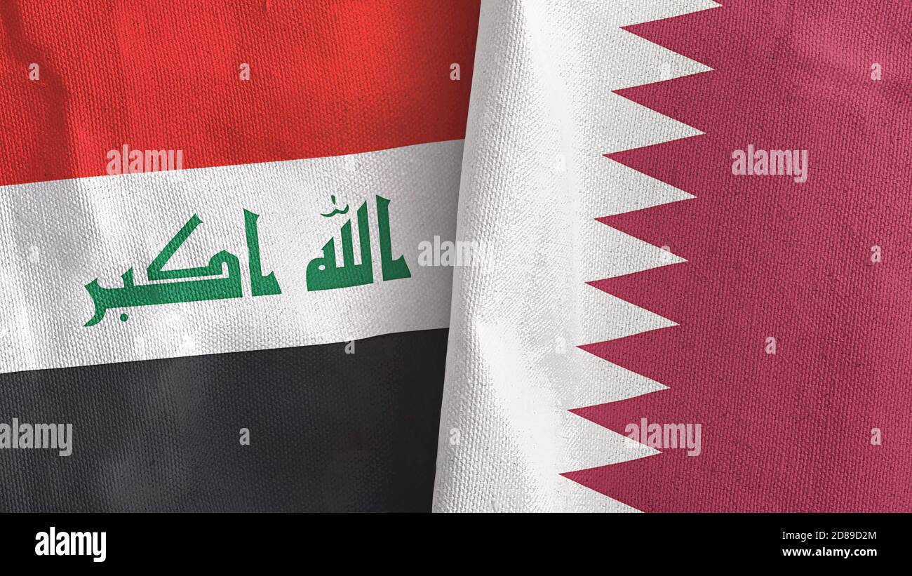Qatar iraq flag hi-res stock photography and images - Alamy