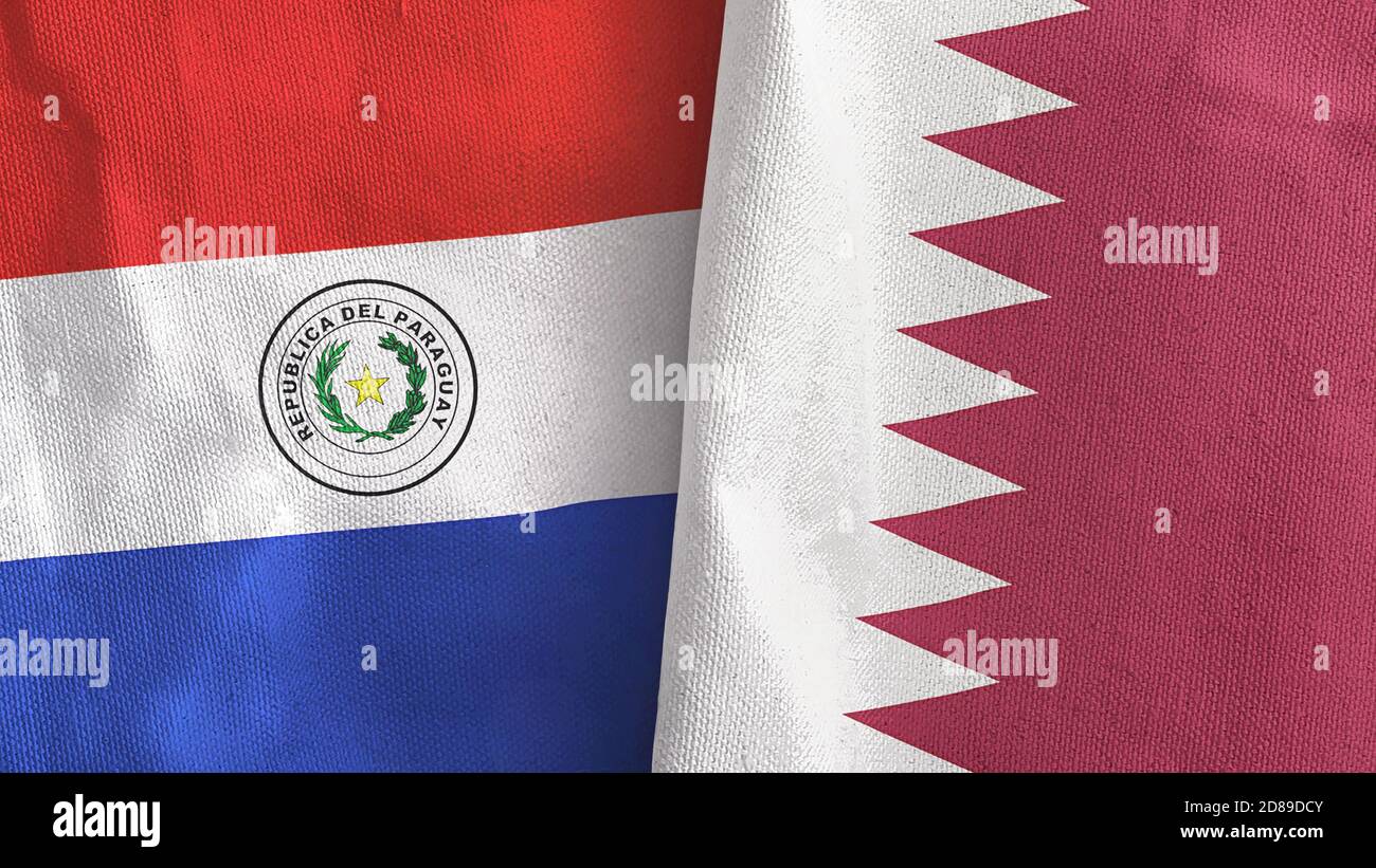 Qatar paraguay flag hi-res stock photography and images - Alamy