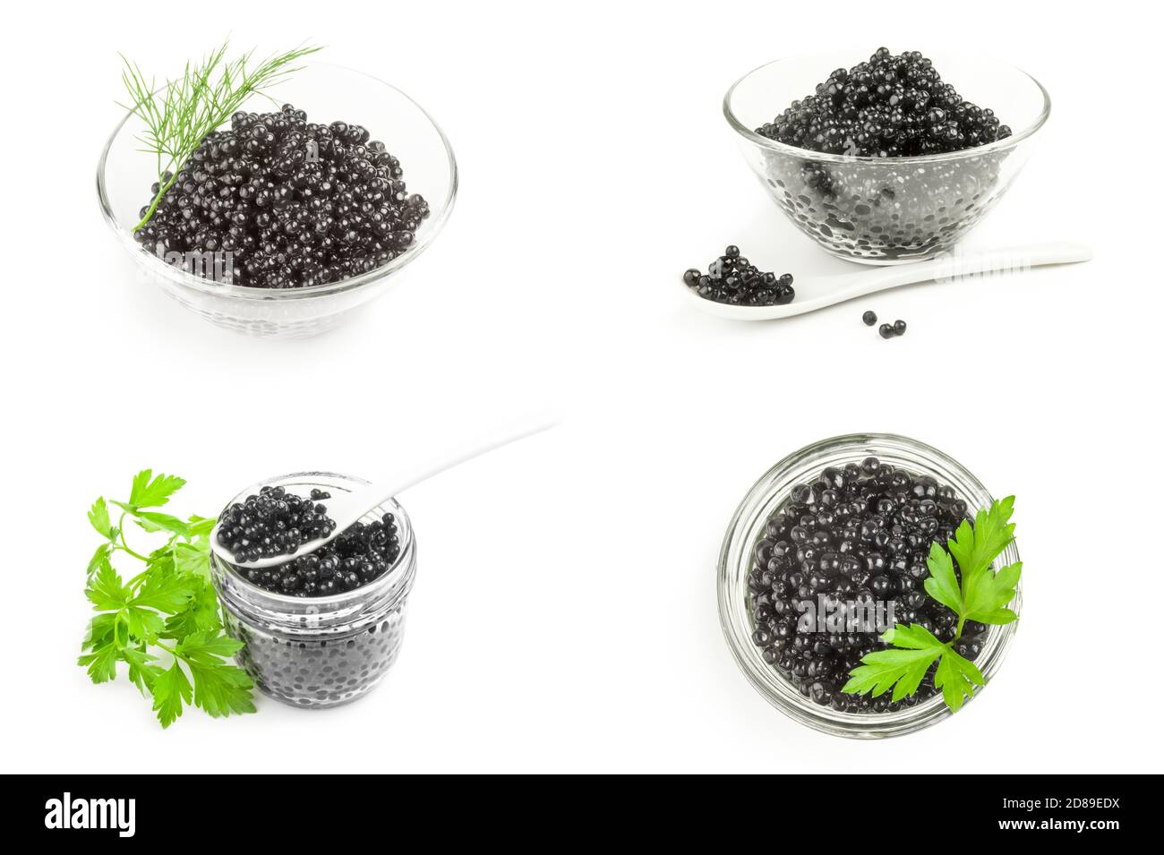 Set of beluga roe isolated on a white cutout Stock Photo - Alamy