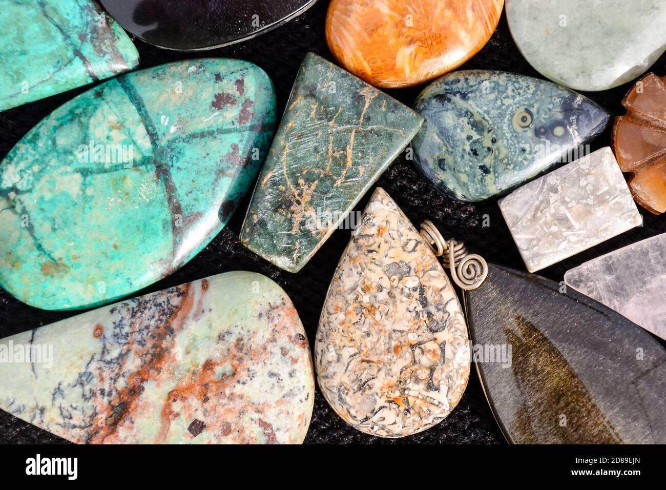 Semi Precious Rock Stone Jewel Stock Photo - Alamy