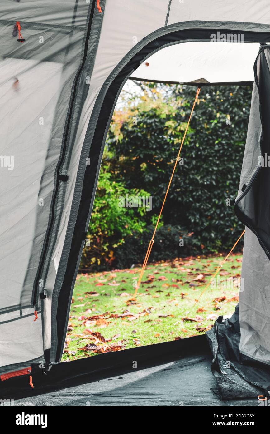 Wet weather camping hi-res stock photography and images - Alamy