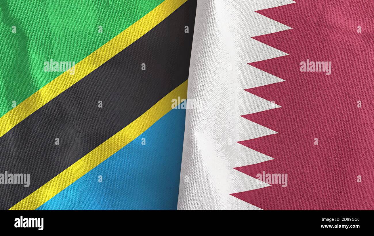 Qatar tanzania flag hi-res stock photography and images - Alamy