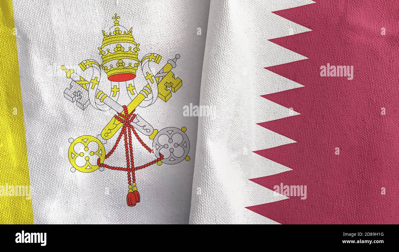 Qatar vatican flag hi-res stock photography and images - Alamy