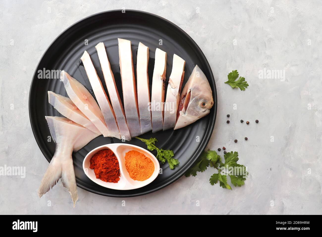 Indian fish fry recipe- fresh whole pomfret fish or butter fish cut ...