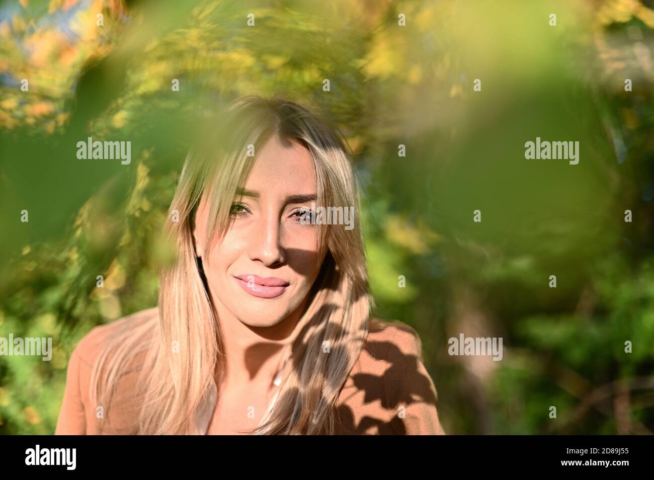 Adult beautiful women trees hi-res stock photography and images - Alamy