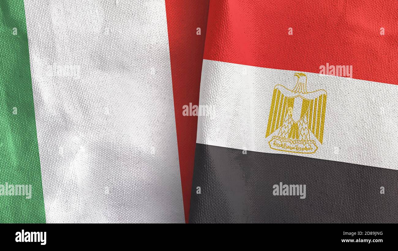 Egypt italy flag hi-res stock photography and images - Alamy
