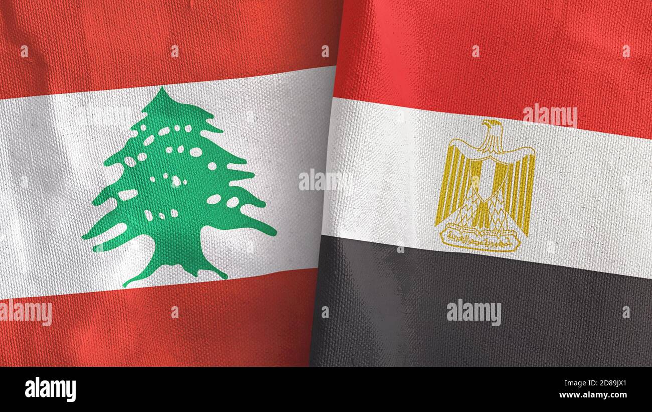 Lebanon egypt flag hi-res stock photography and images - Alamy