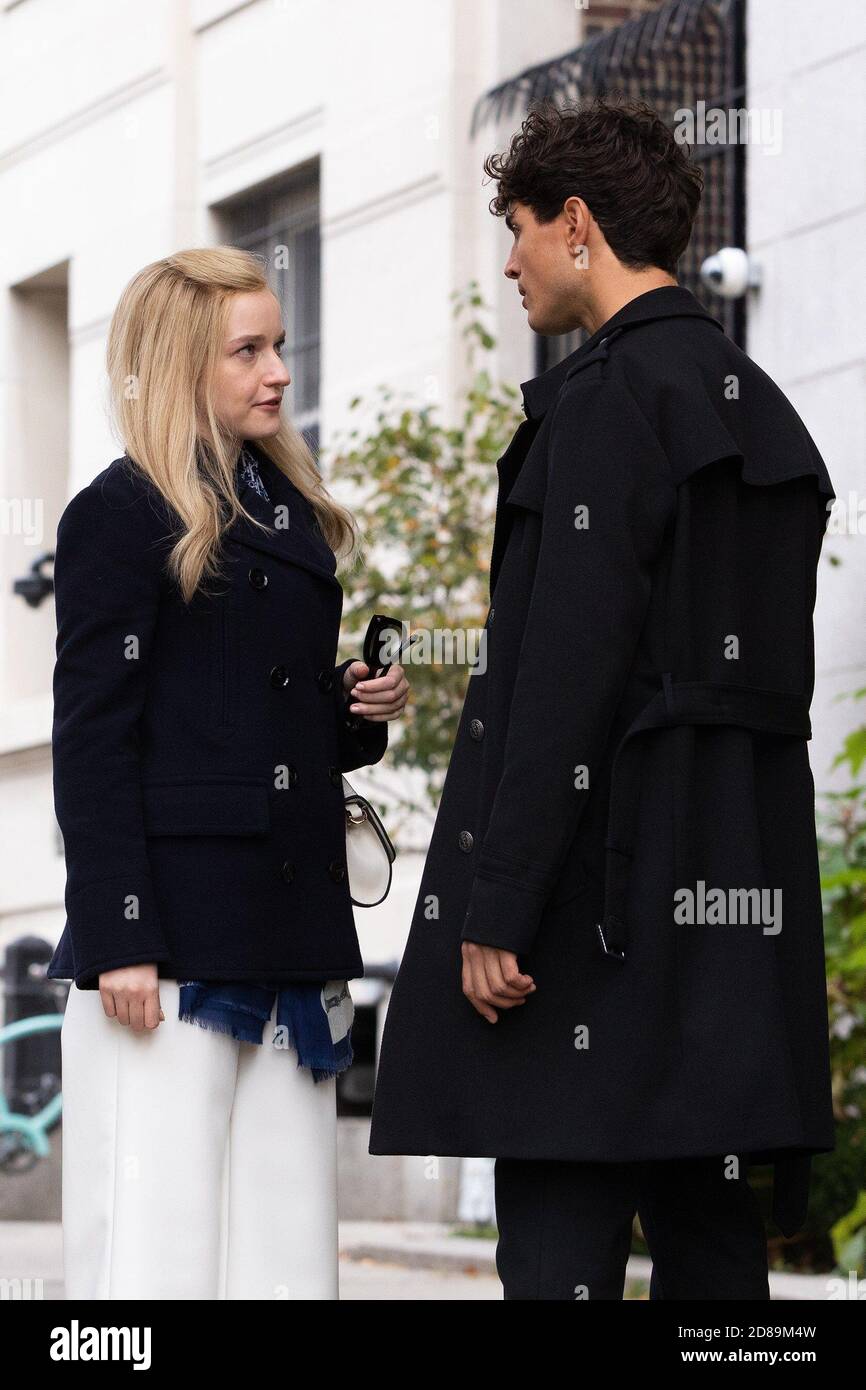 New York, NY, USA. 27th Oct, 2020. Julia Garner, James Cusati-Moyer on ...