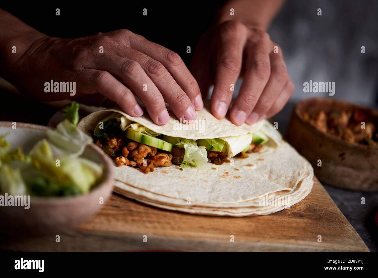 Man eating doner kebab hi-res stock photography and images - Alamy