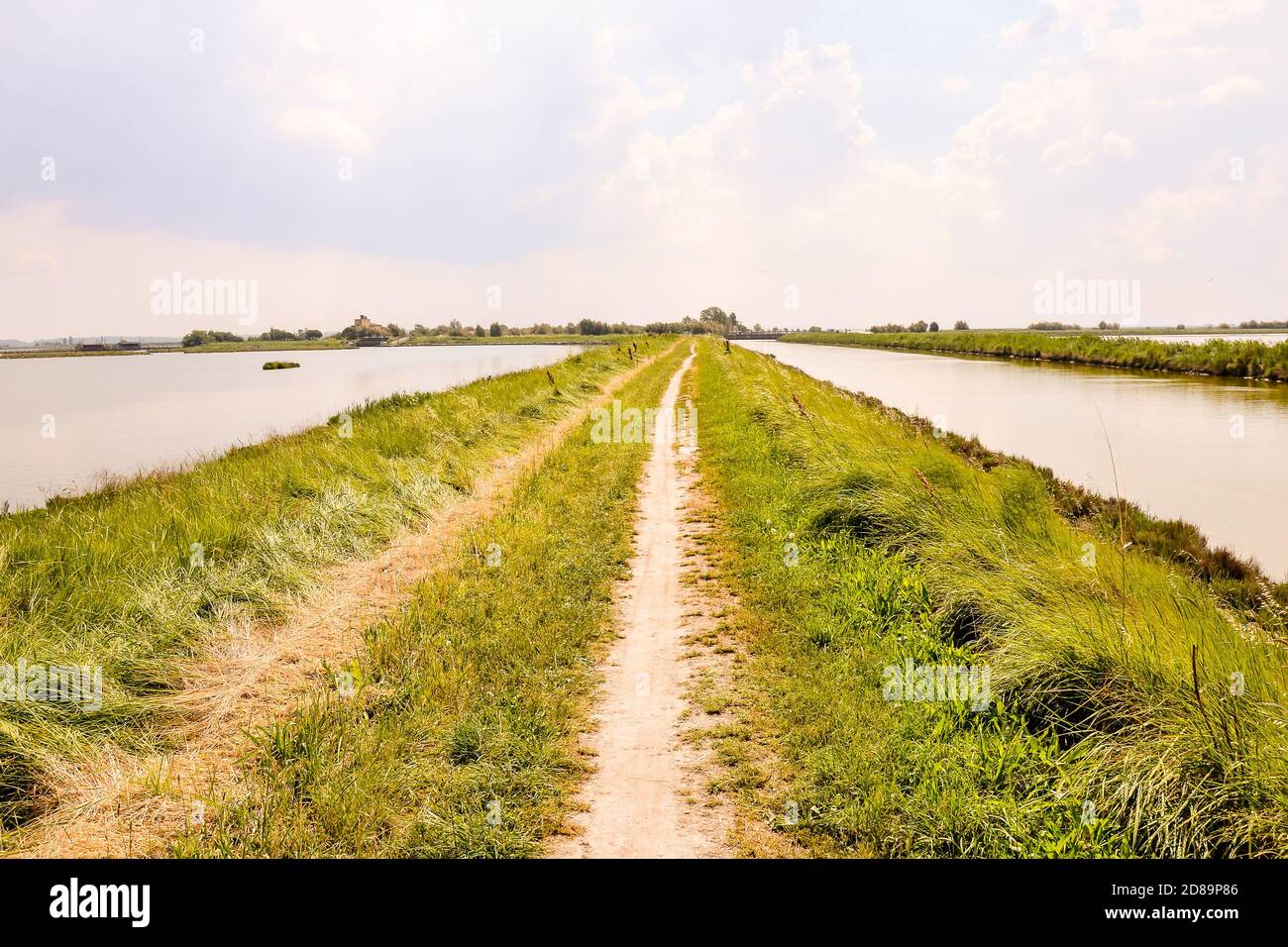 Landscape The Po Delta Stock Photo - Alamy