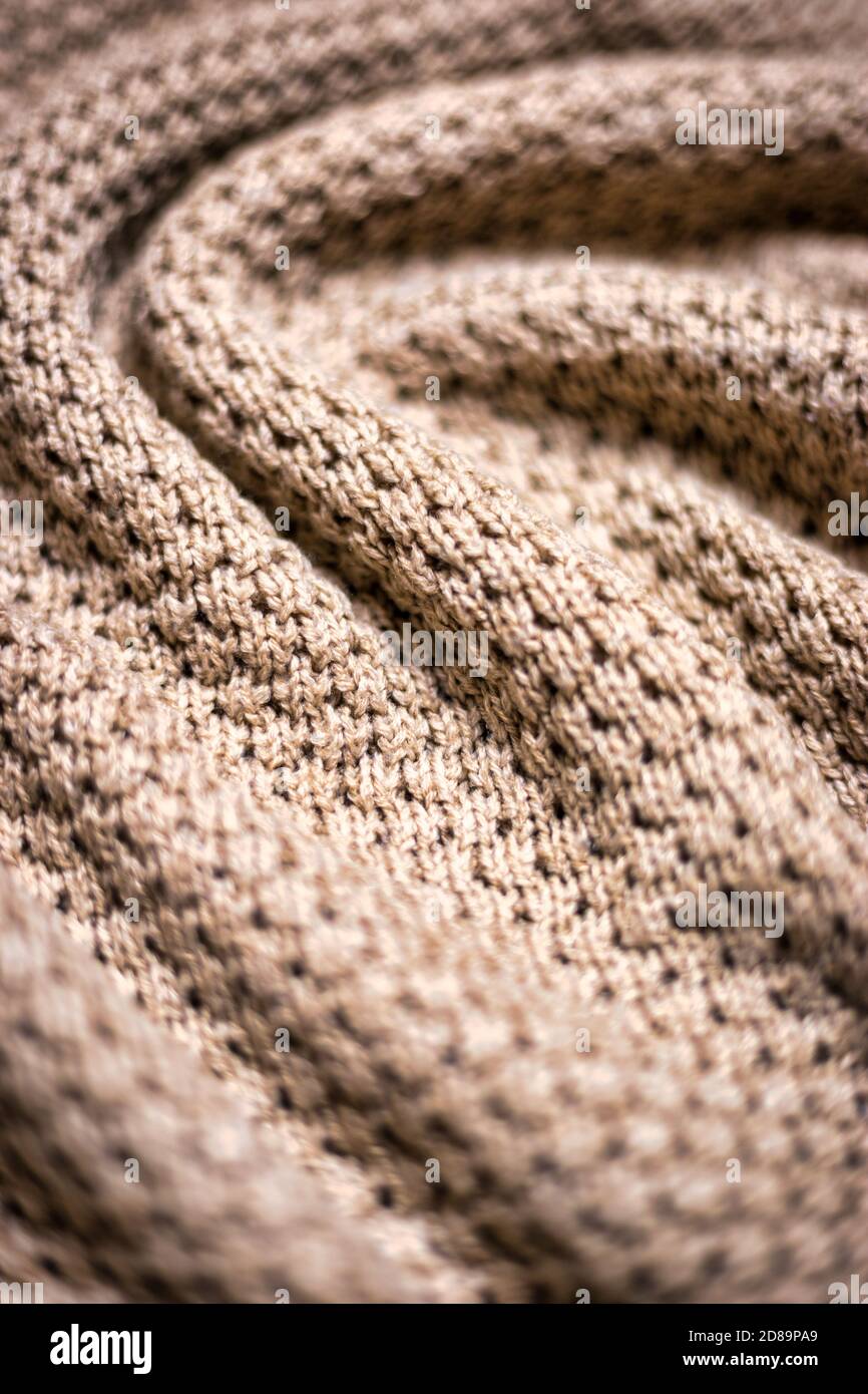 Beige knitting texture background, warm blanket. Good pattern for ...