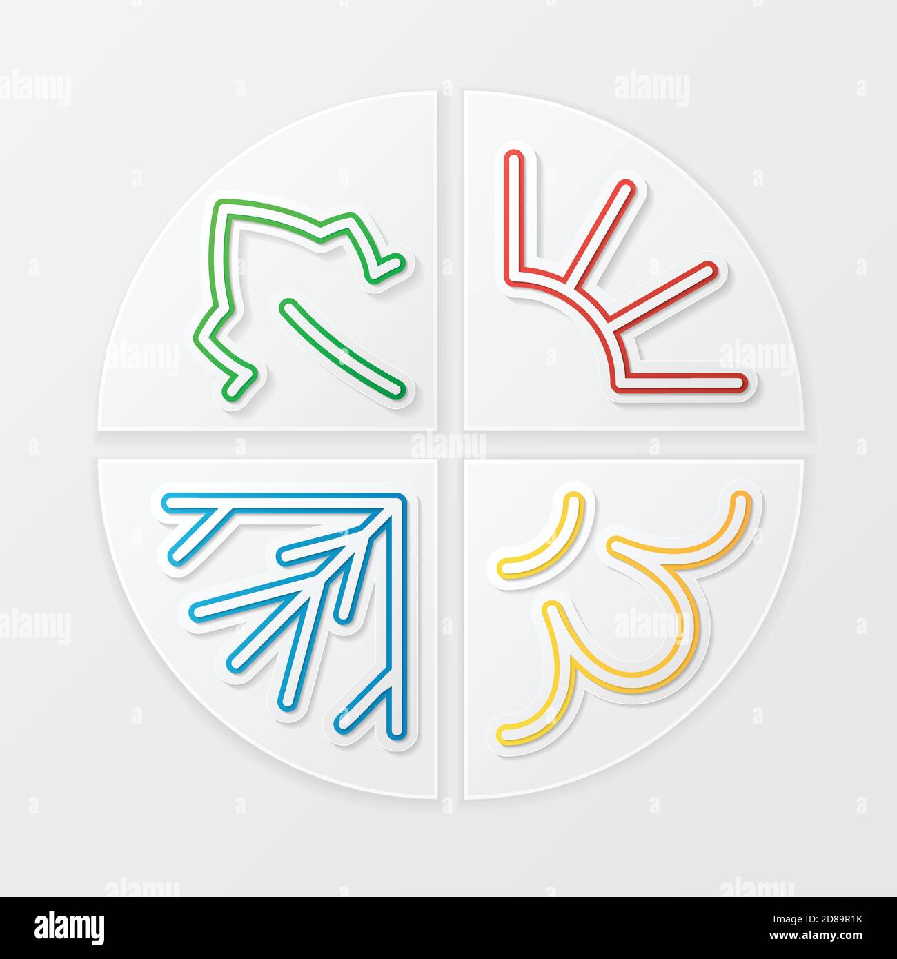 Seasonal weather symbols Stock Vector Images - Alamy