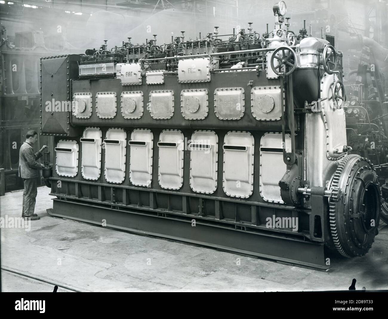 1930-1940. Vintages photos of Fiat Big Motors factory , fabbrica Grandi ...