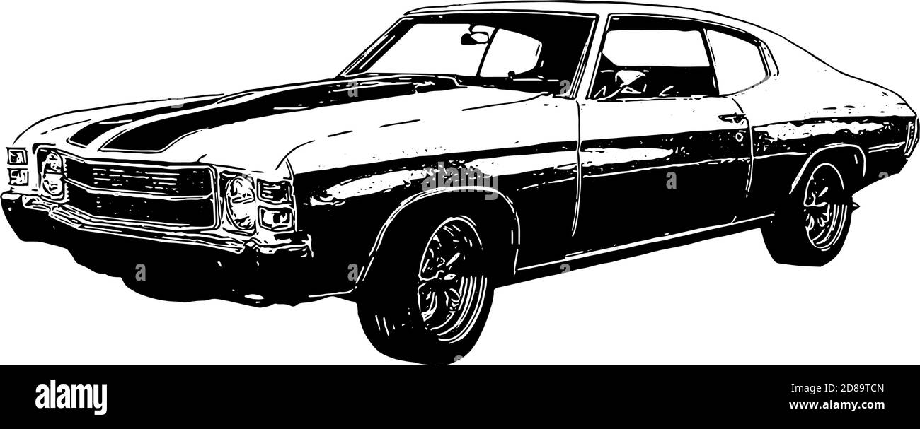 1971 chevelle Cut Out Stock Images & Pictures - Alamy