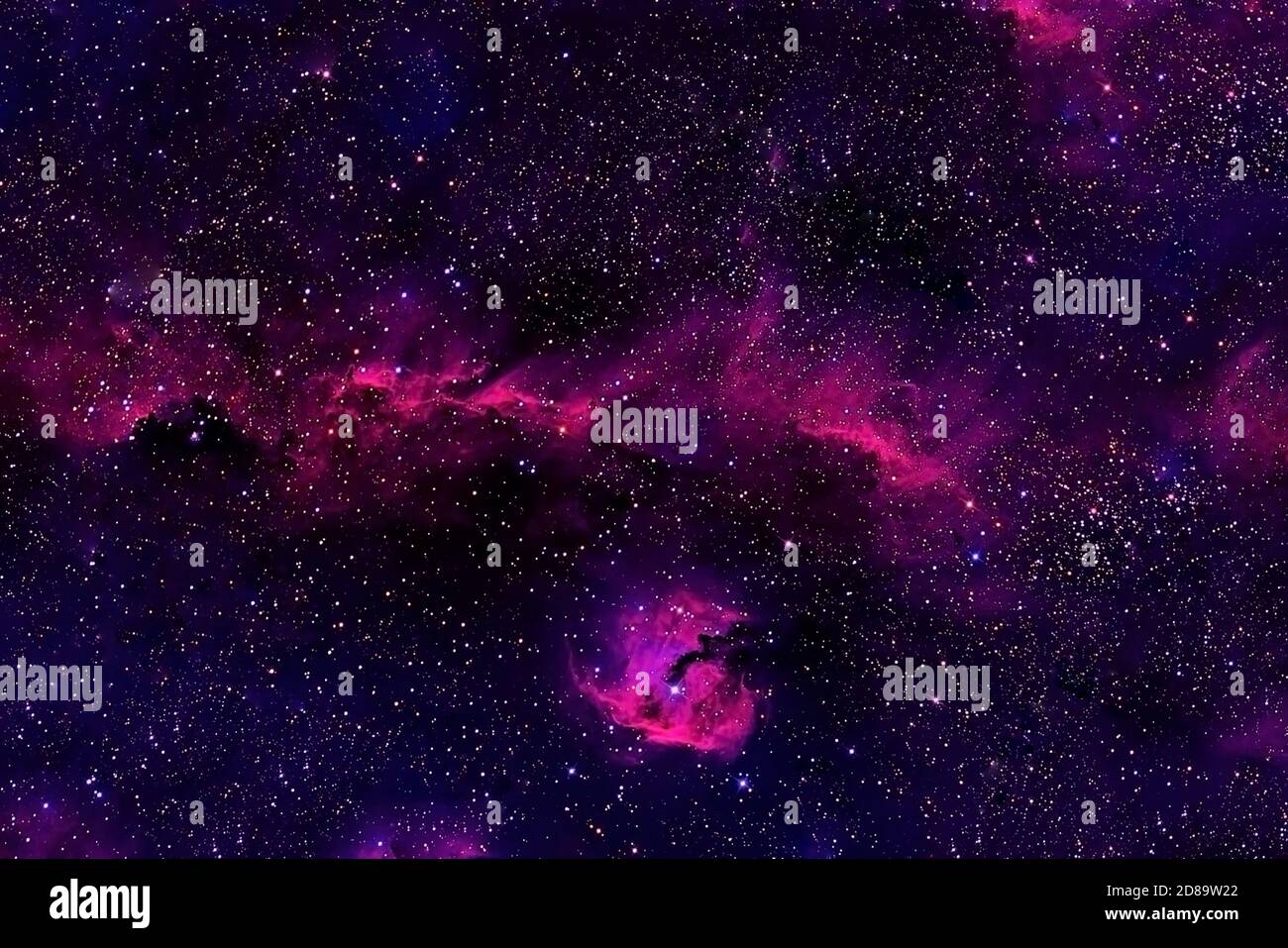 A beautiful bright galaxy in deep space. Elements of this image ...