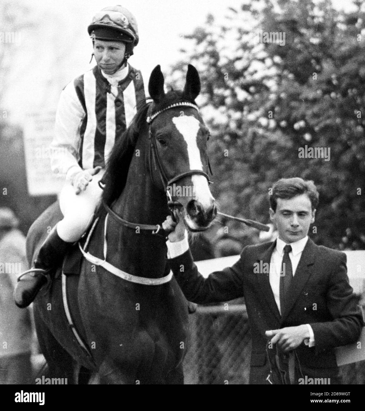 PRINCESS ANNE RIDES LITTLE SLOOP AT GOODWOOD RACES. 1984 Stock Photo ...