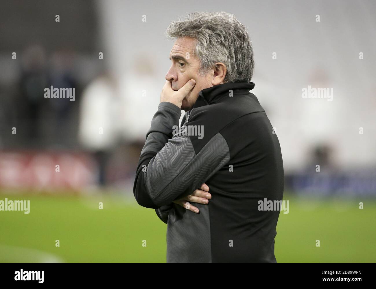 Assistant coach of Manchester City Juan Manuel Lillo during the UEFA ...