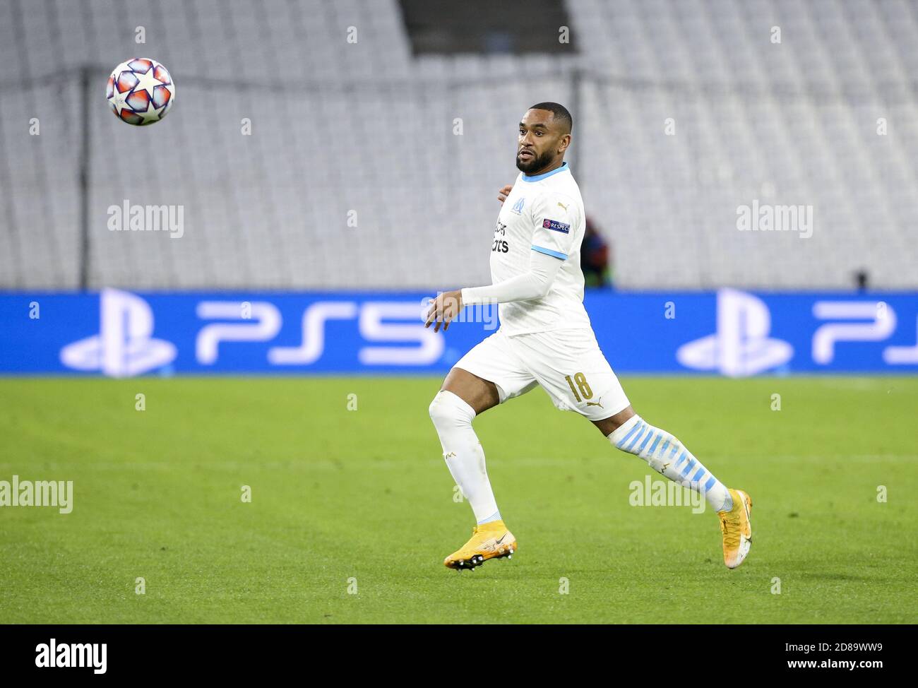 Jordan Amavi of Marseille during the UEFA Champions League, Group Stage ...