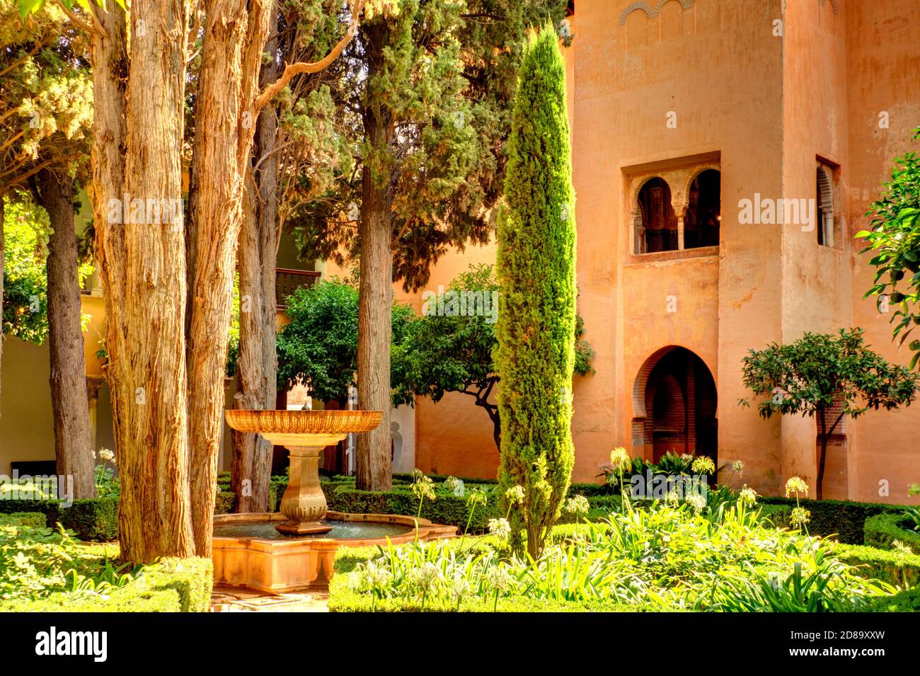 Gardens of the Alhambra Stock Photo - Alamy
