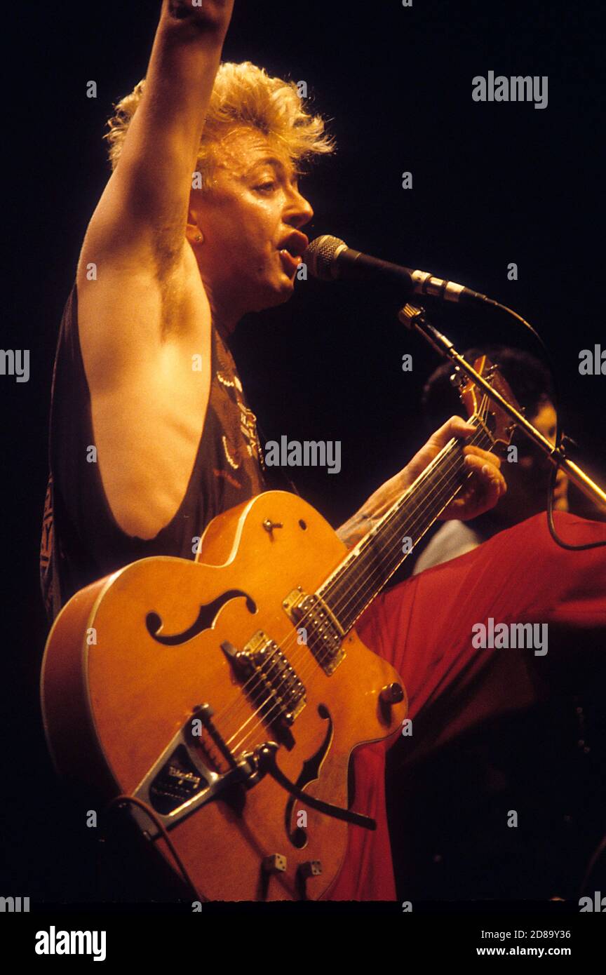 Brian Setzer from the Stray Cats live at Hammerswithh Odeon. London, 06 ...