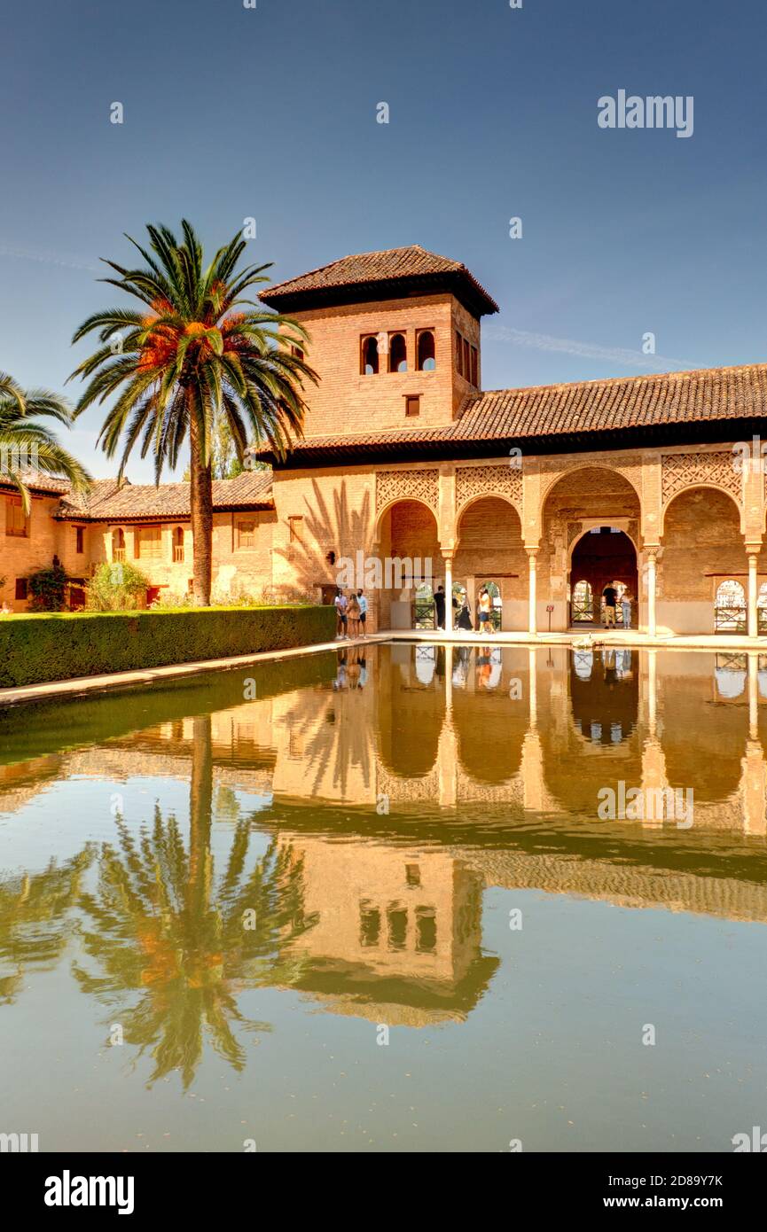 Gardens of the Alhambra Stock Photo - Alamy