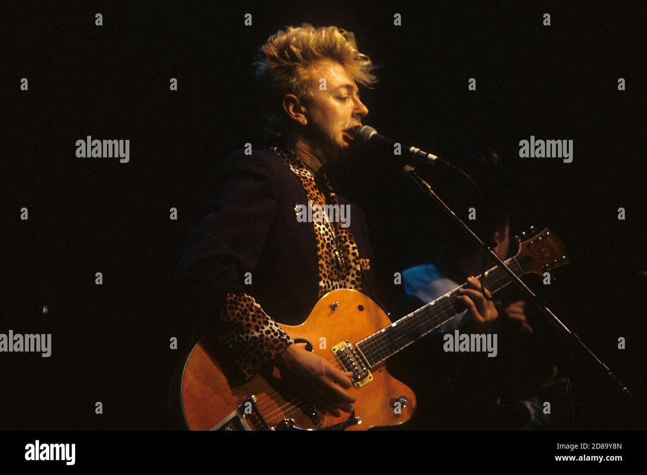 Brian Setzer from the Stray Cats live at Hammerswithh Odeon. London, 06 ...
