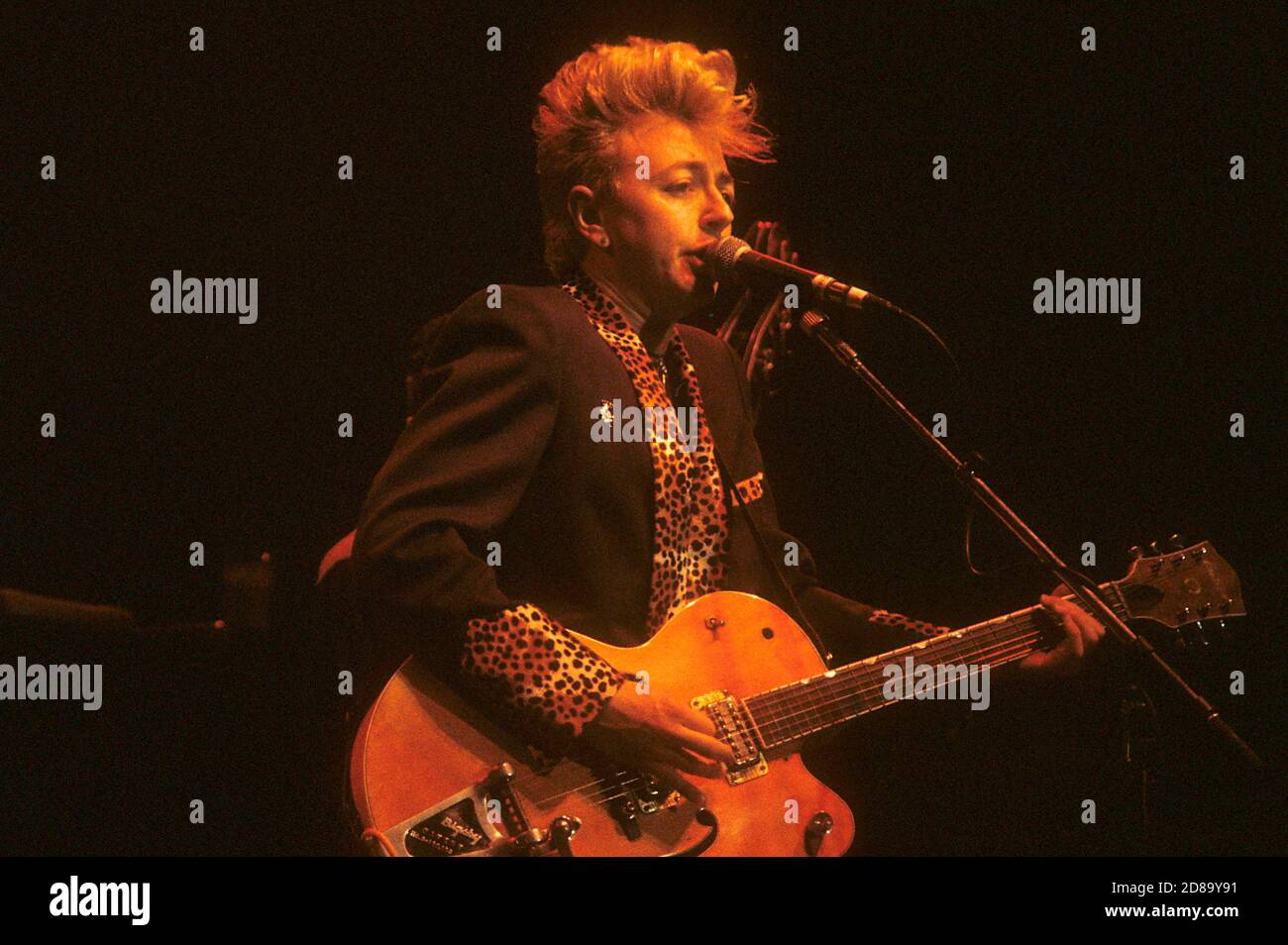 Brian Setzer from the Stray Cats live at Hammerswithh Odeon. London, 06 ...