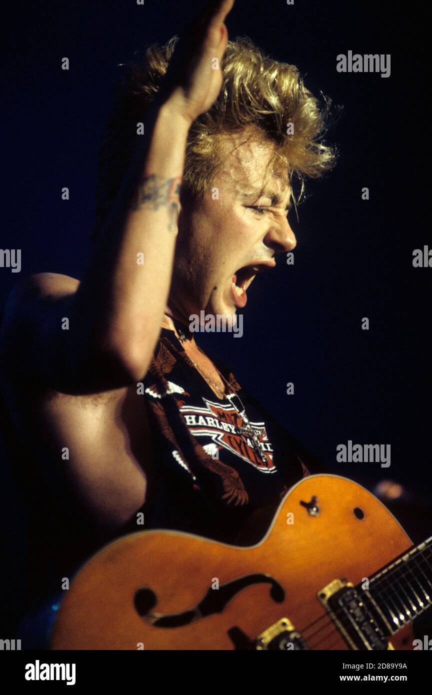 Brian Setzer from the Stray Cats live at Hammerswithh Odeon. London, 06 ...