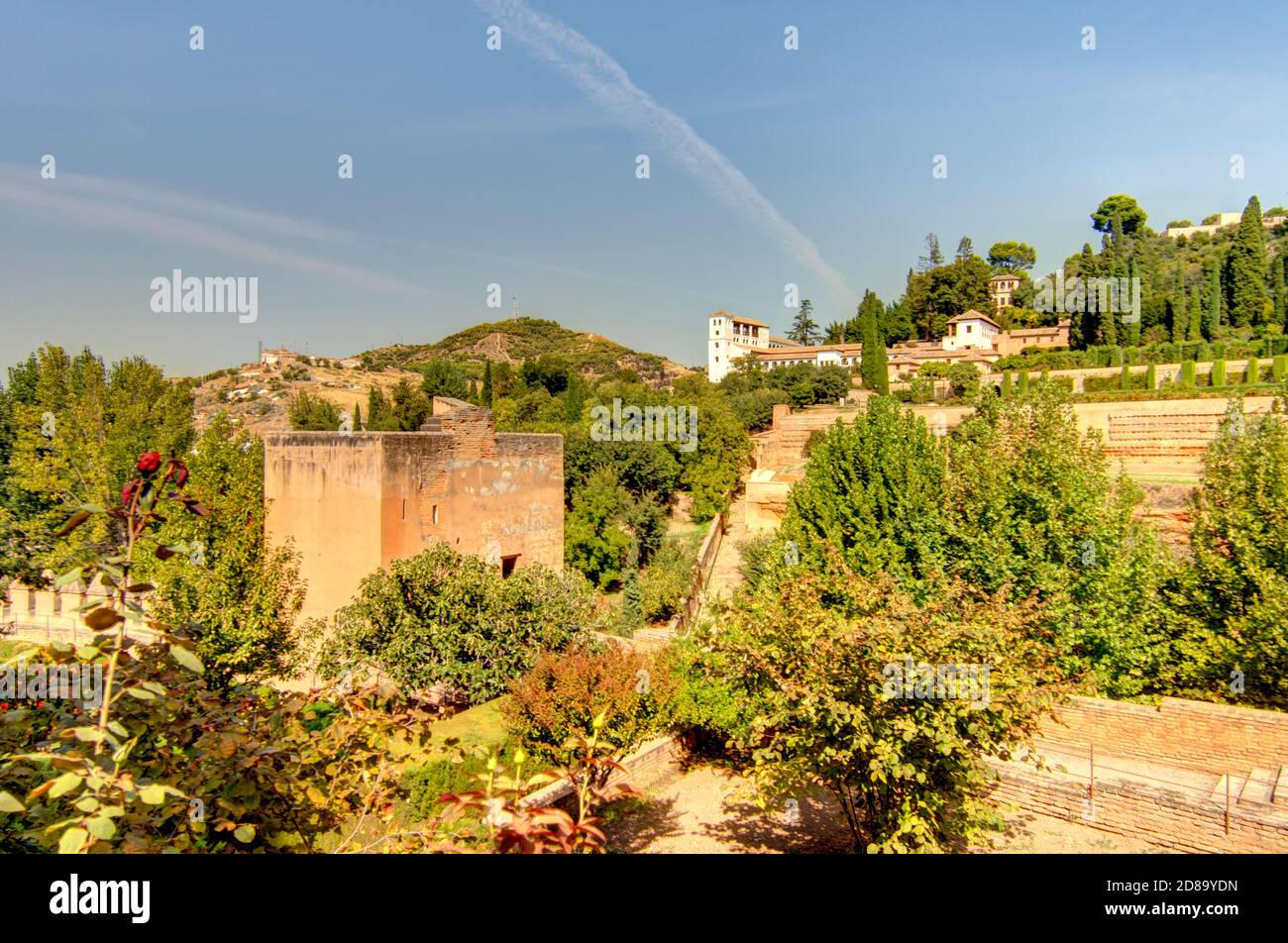Gardens of the Alhambra Stock Photo - Alamy