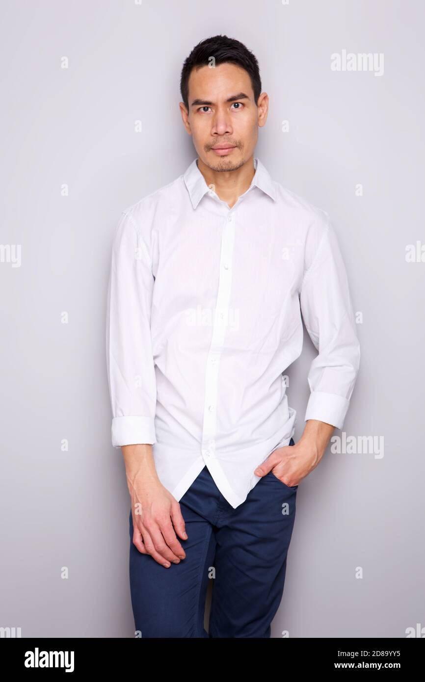 Male staring to camera alone hi-res stock photography and images - Alamy