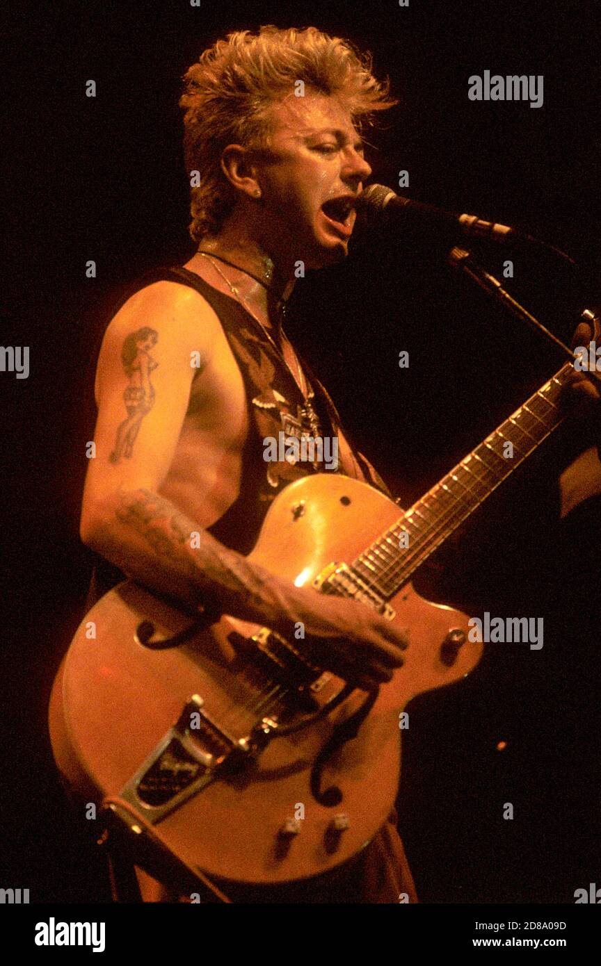 Brian Setzer from the Stray Cats live at Hammerswithh Odeon. London, 06 ...