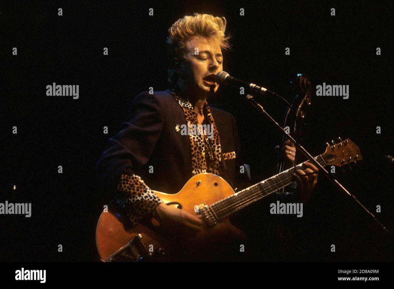 Brian Setzer from the Stray Cats live at Hammerswithh Odeon. London, 06 ...