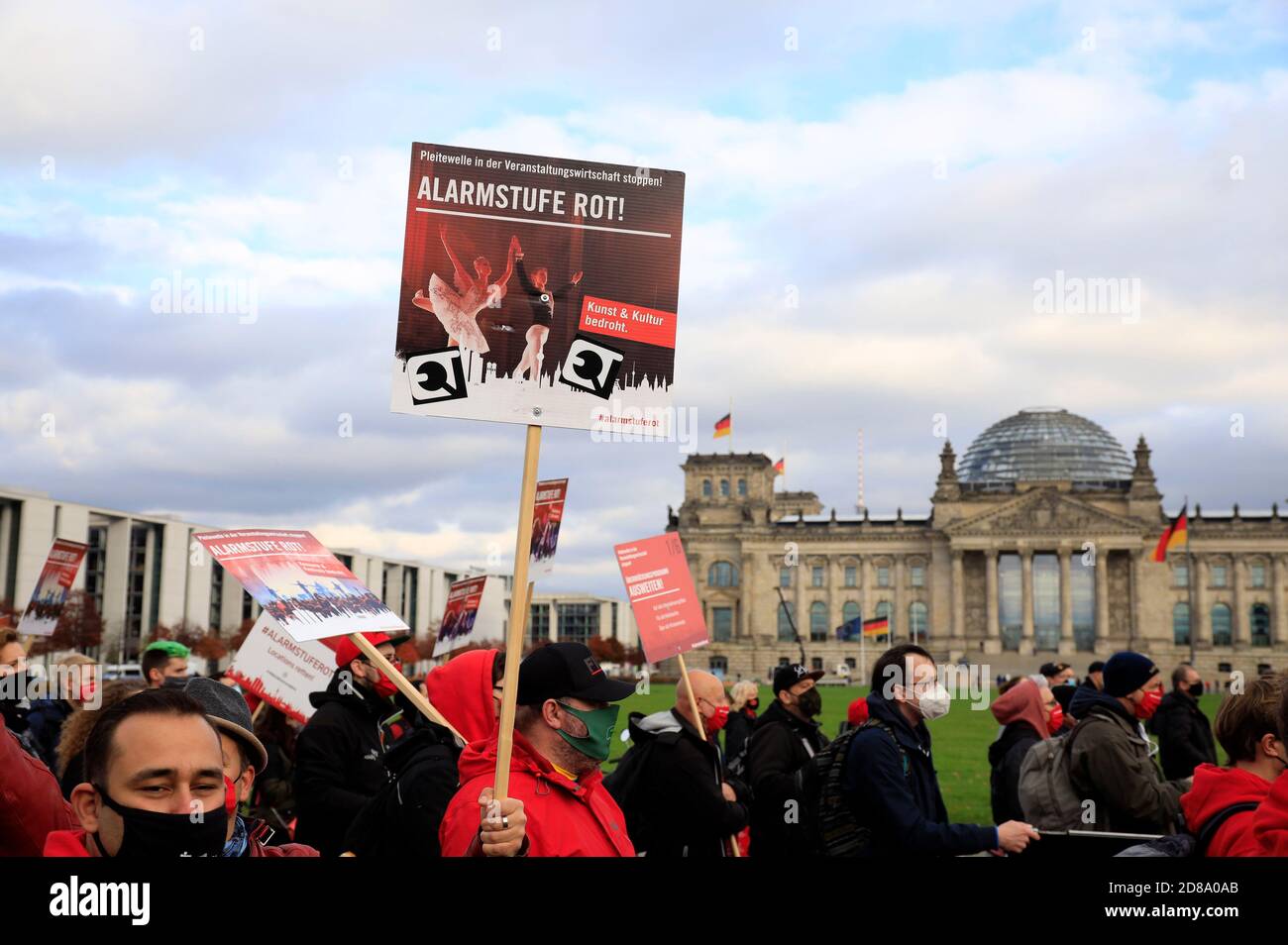 Demonstration to save the event industry from the 'Red Alert' action ...
